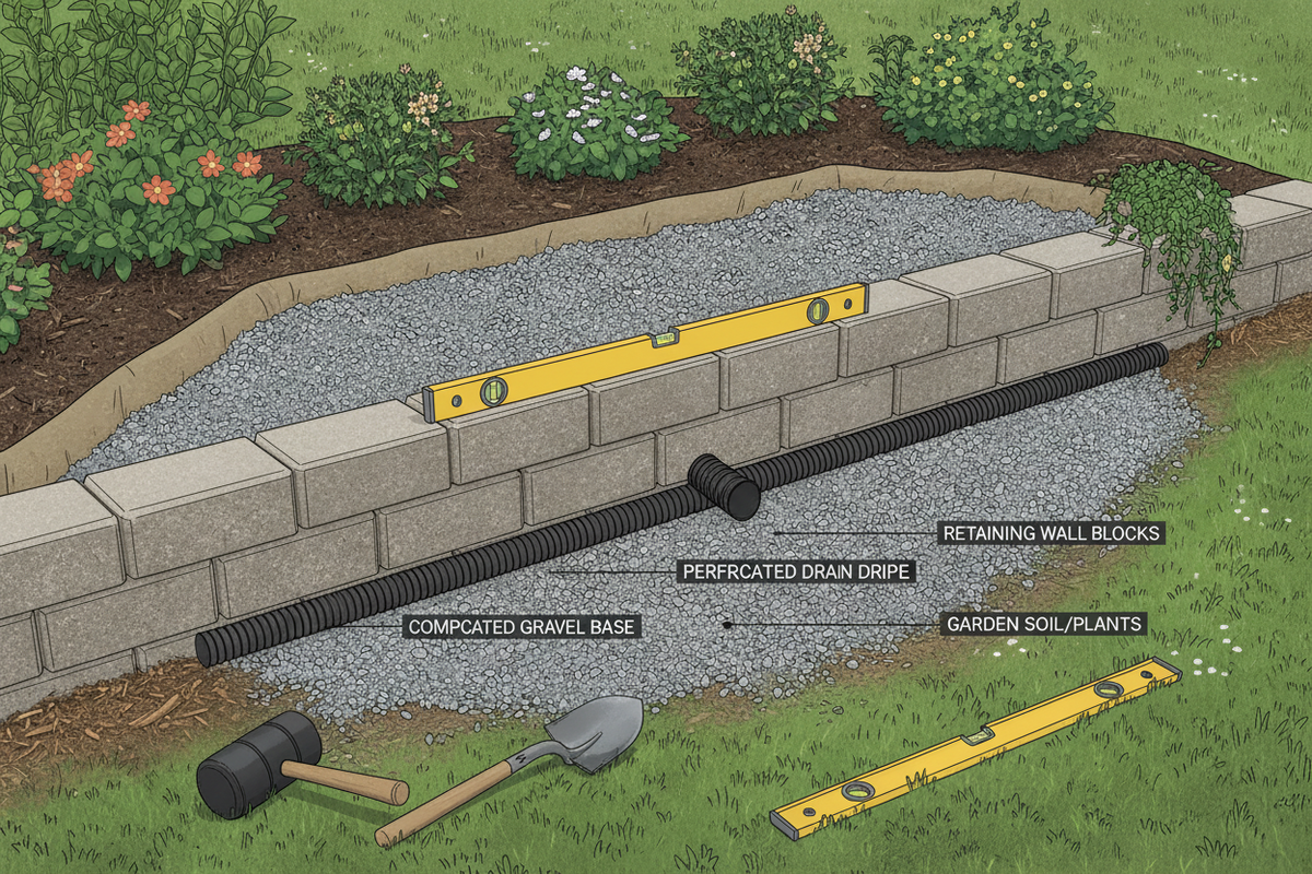 How to Build a Small Retaining Wall in Calgary (DIY Guide) – Direct ...