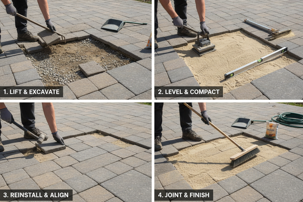 How to Fix Uneven Pavers in Calgary – Direct Landscape Supply