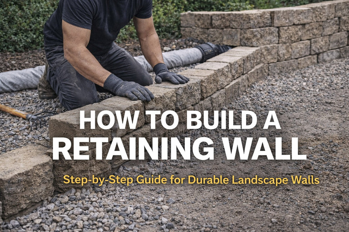 How to Build a Retaining Wall: A Step-by-Step Installation Guide ...