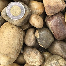 40mm WASHED ROUND ROCK CALGARY - LANDSCAPE ROCKS – Direct Landscape Supply