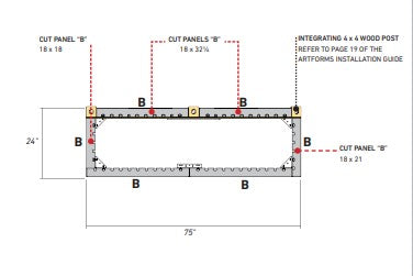 ARTFRORMS PRIVACY WALL WITH BENCH CALGARY - DIRECT LANDSCAPE SUPPLY ...