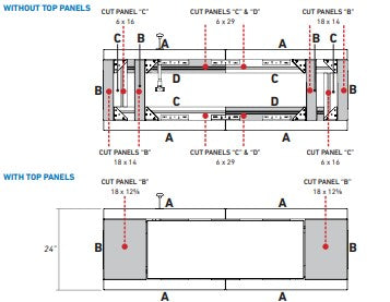 ARTFRORMS RECESSED RECTANGULAR GAS FIRE PIT CALGARY - DIRECT LANDSCAPE ...