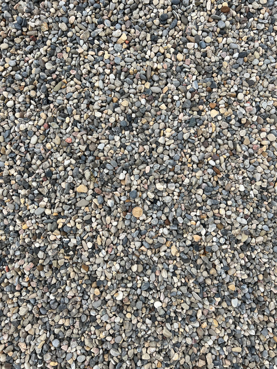 14mm Washed Round Rock Calgary - Pea Gravel - 1 Yard Landscape Bag ...